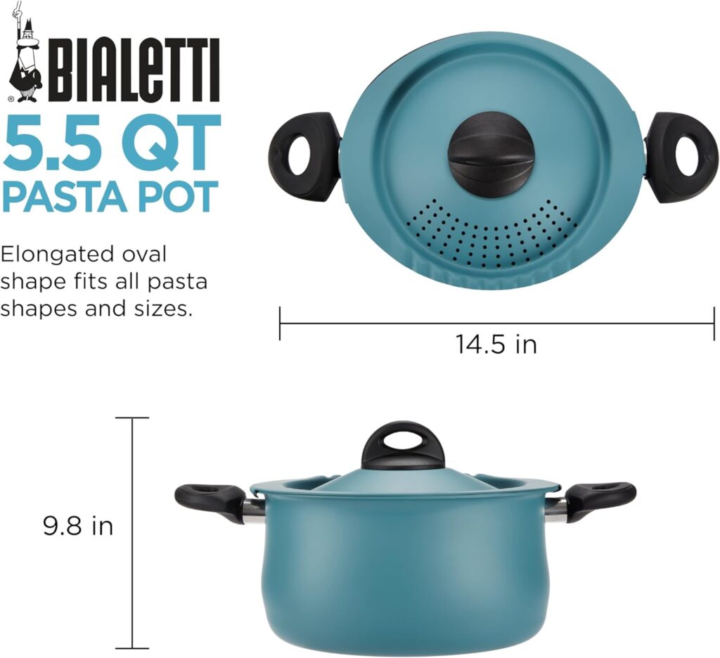 Bialetti pasta pot | Official site | Aluminum with strainer lid